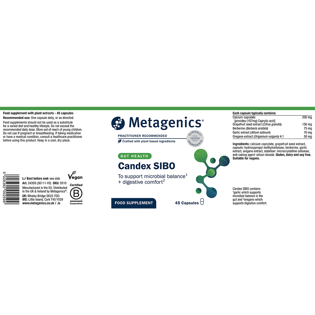 Candex SIBO 45 Capsules | Metagenics UK