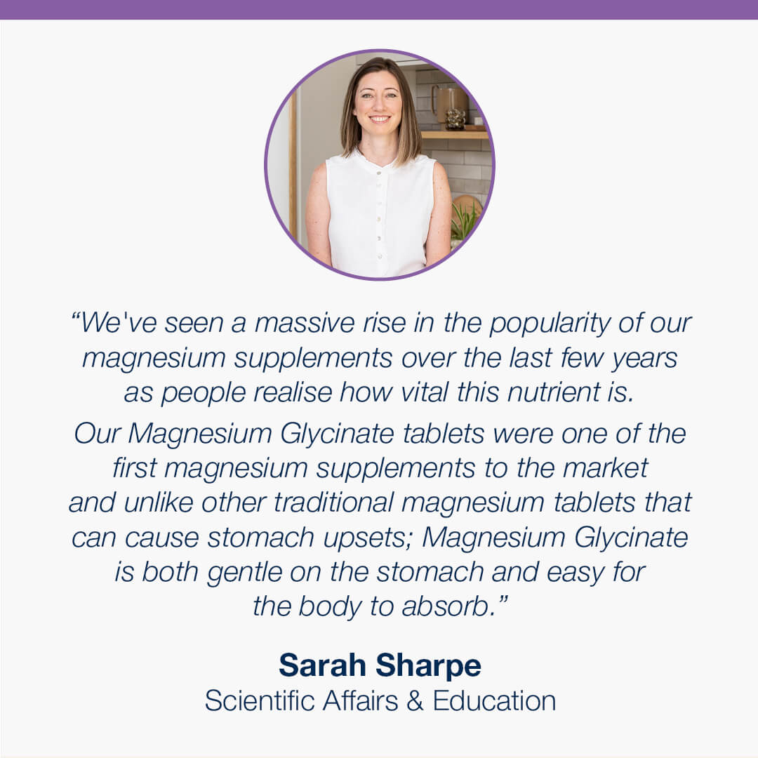 High Strength Magnesium Glycinate Tablets | Supports Sleep | Metagenics ...