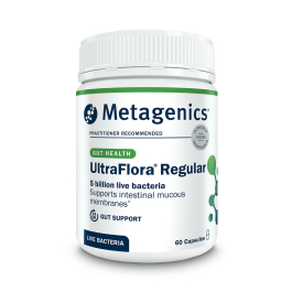 UltraFlora® Regular 60 Capsules | Probiotic for Regularity | Metagenics ...